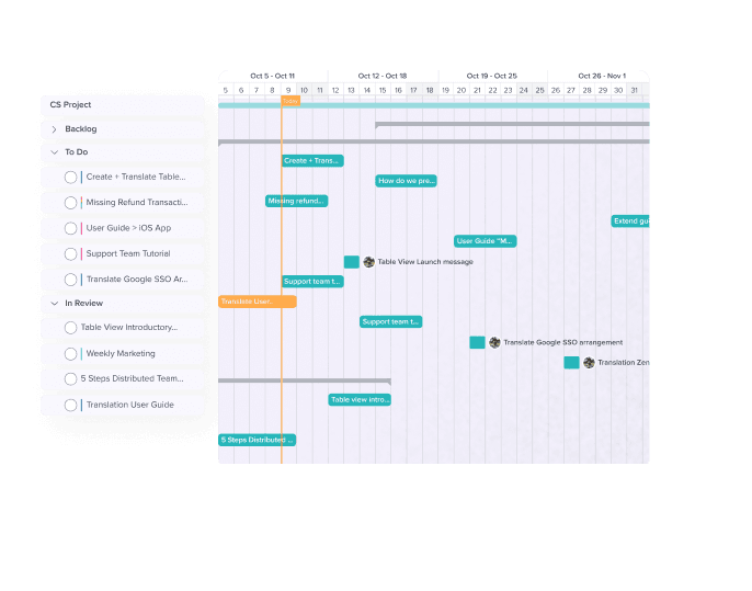Timeline View