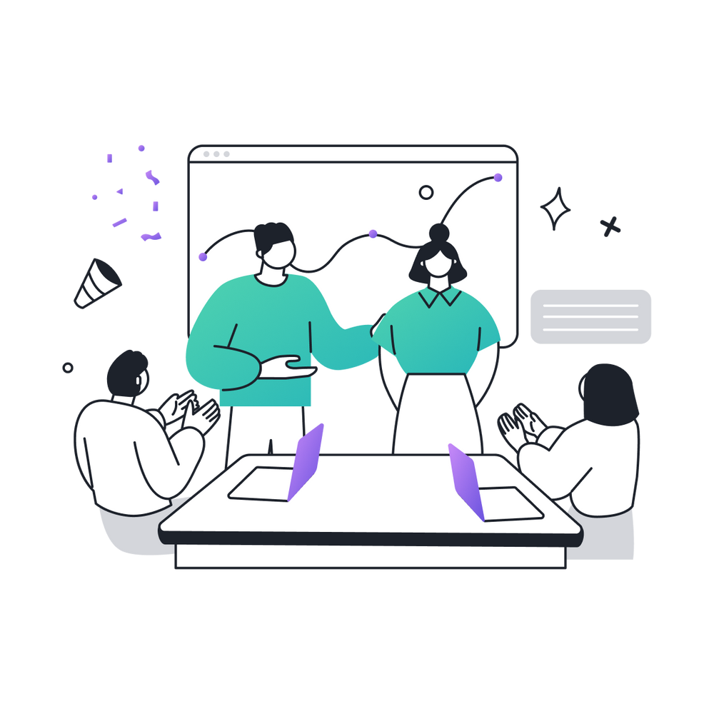 Organize work across departments & collaborate easily