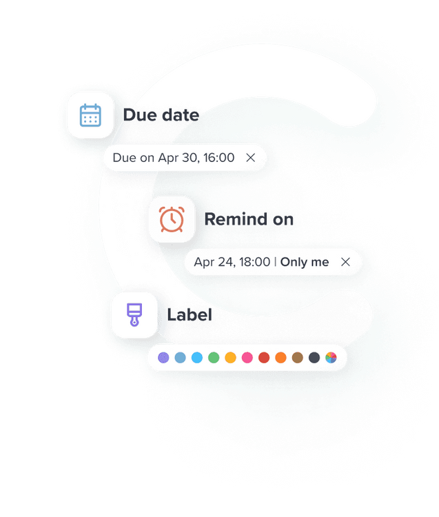 Setup your tasks the way you need them